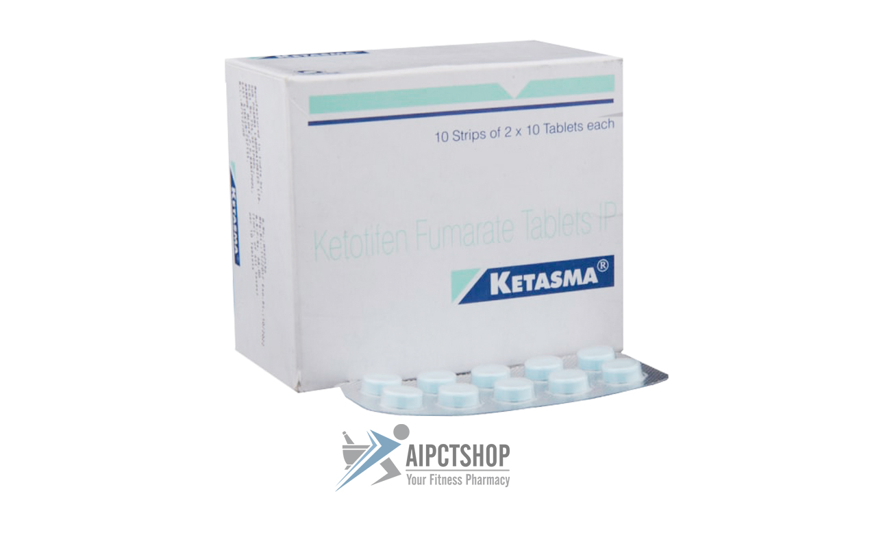 Buy Ketasma (Ketotifen) 1 mg 200 tablets online - aipctshop.com