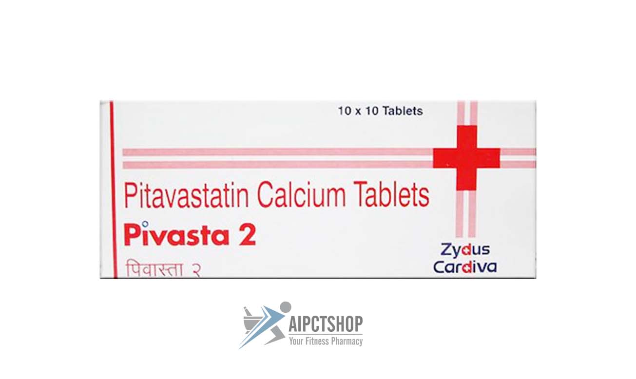 Buy Pivasta (Pitavastatin) 2 mg 100 tablets online - aipctshop.com