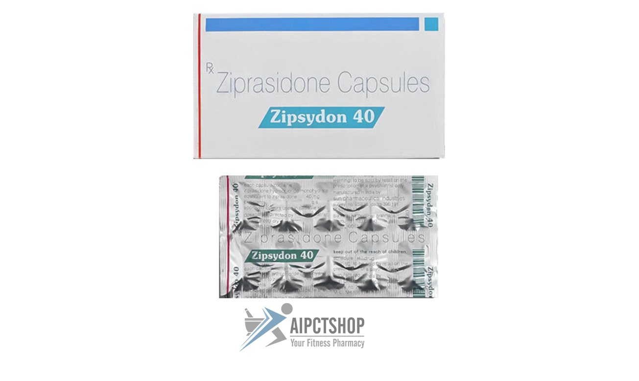 Buy Zipsydon (ziprasidone) 40 mg 50 tablet online - aipctshop.com