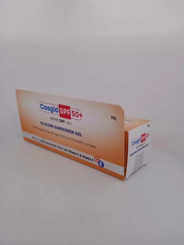 COSGLO SILICONE SUNSCREEN GEL - 1 TUBE OF 50g - Body Builders Pharmacy