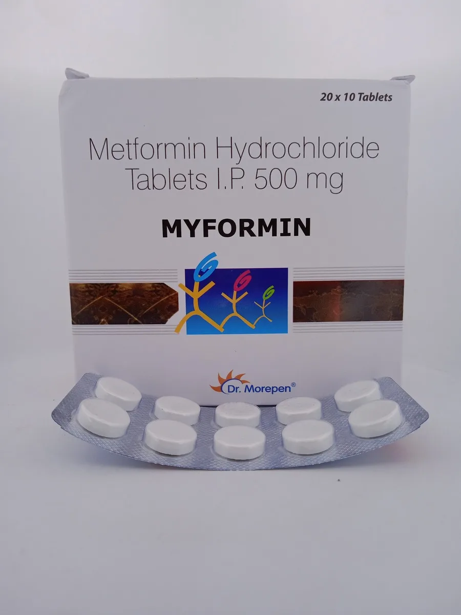 MYFORMIN 500 MG - 10 TABLETS - Body Builders Pharmacy